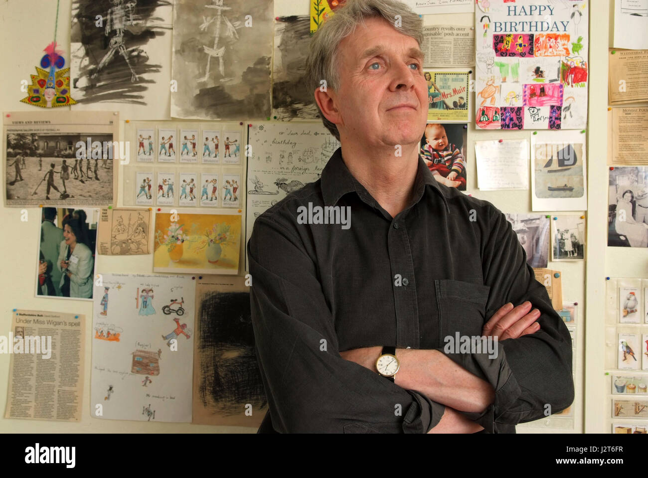 Allan Ahlberg children's author at his home in Bath Stock Photo - Alamy