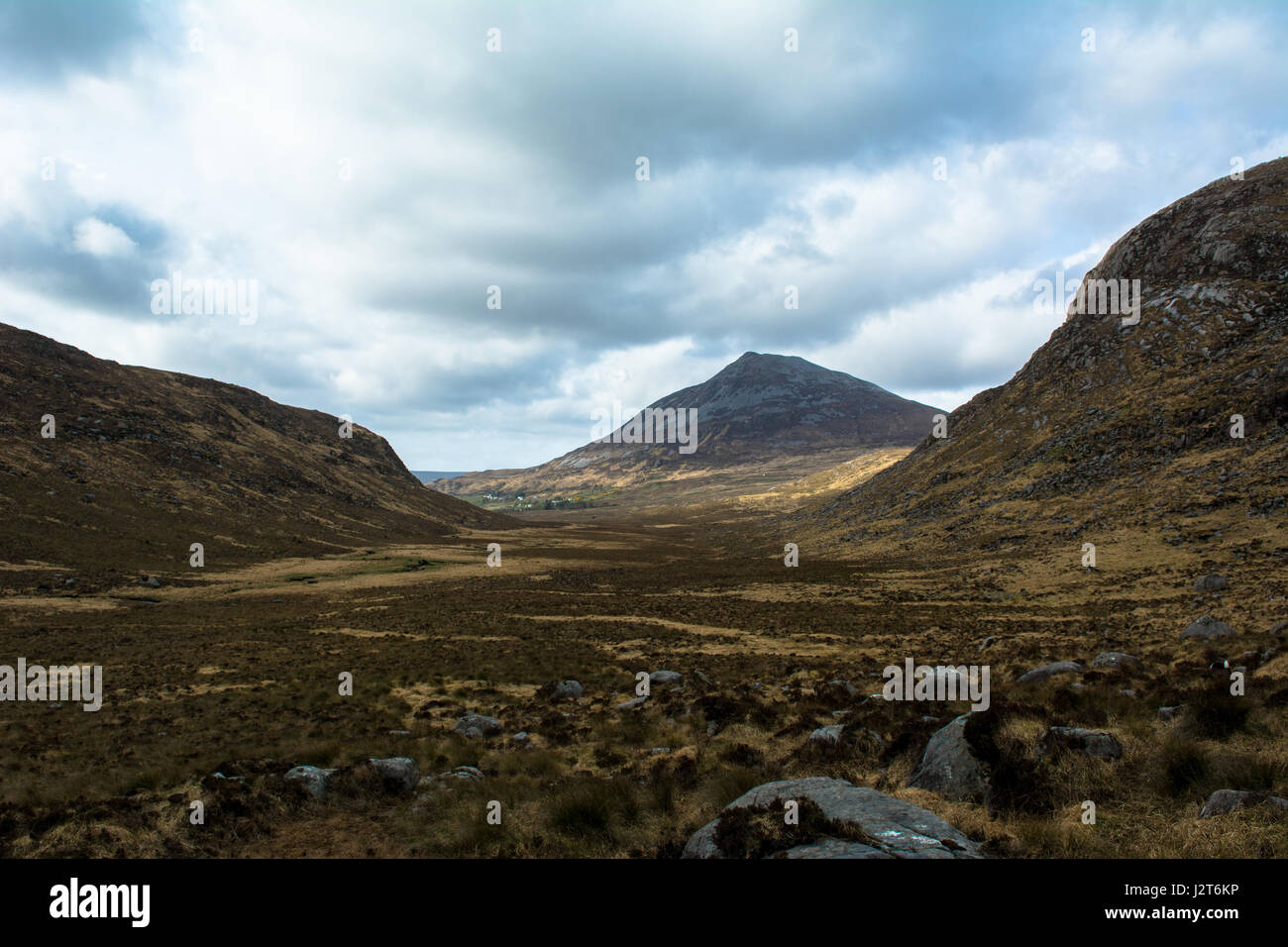 Errigal Mountain The Poisoned Glen Dunlewey Gweedore Donegal Ireland ...