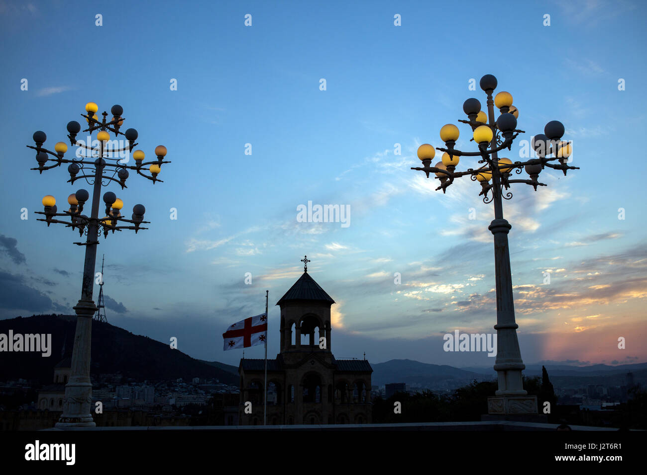 The Holy trinity Sameba cathedral in Tbilisi, Georgia Stock Photo - Alamy