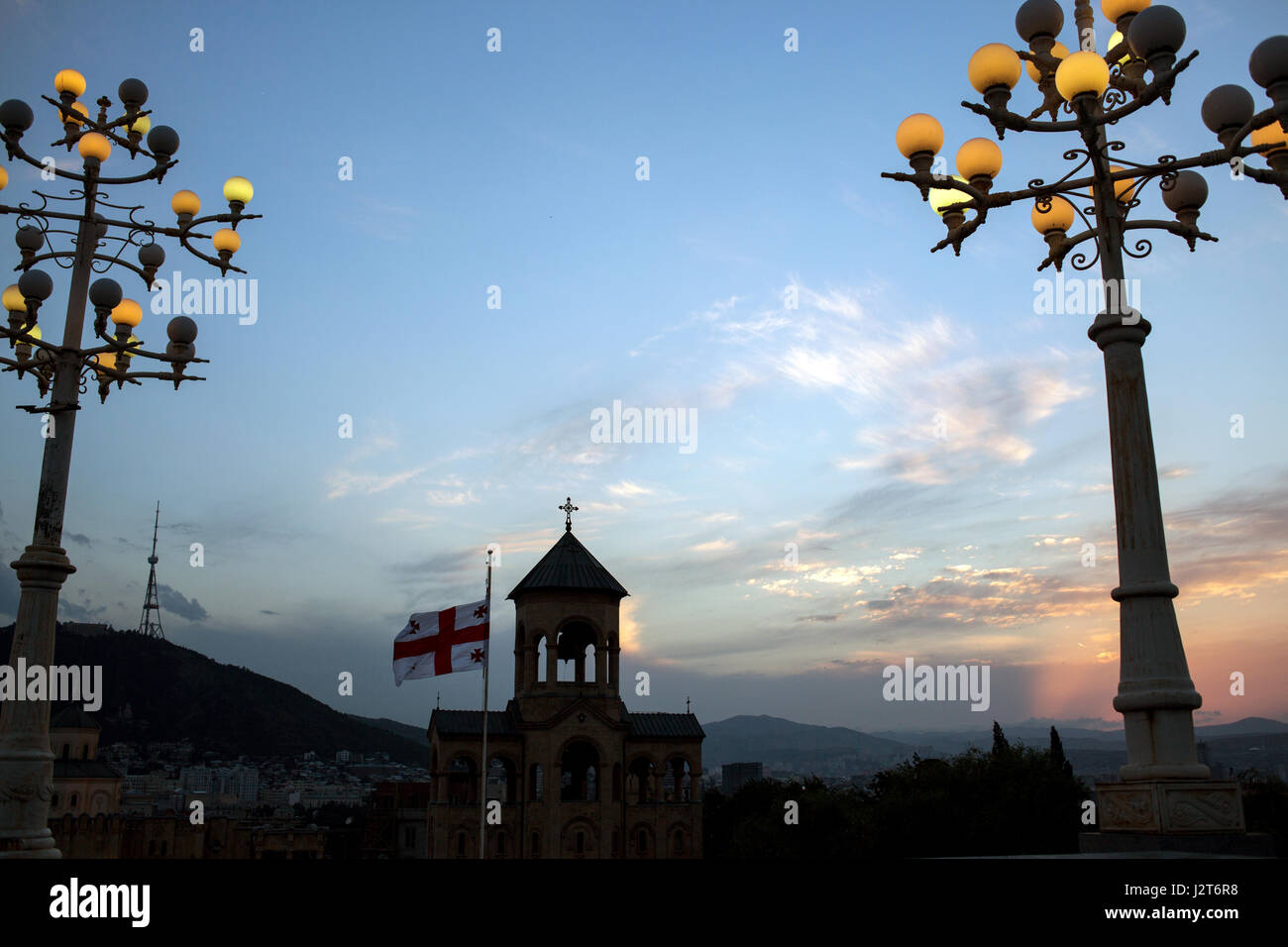 The Holy trinity Sameba cathedral in Tbilisi, Georgia Stock Photo - Alamy
