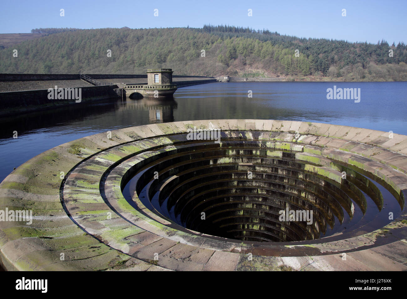 Ladybower reservoir overflow hi-res stock photography and images - Alamy