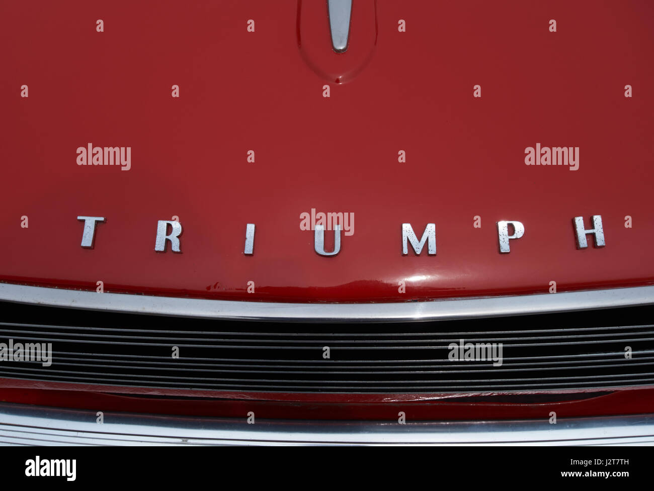 Vintage Triumph car Stock Photo - Alamy