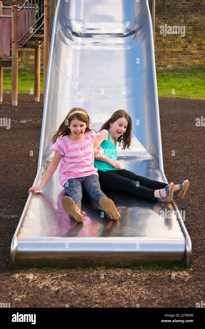 Slide Playground Side View High Resolution Stock Photography and Images ...