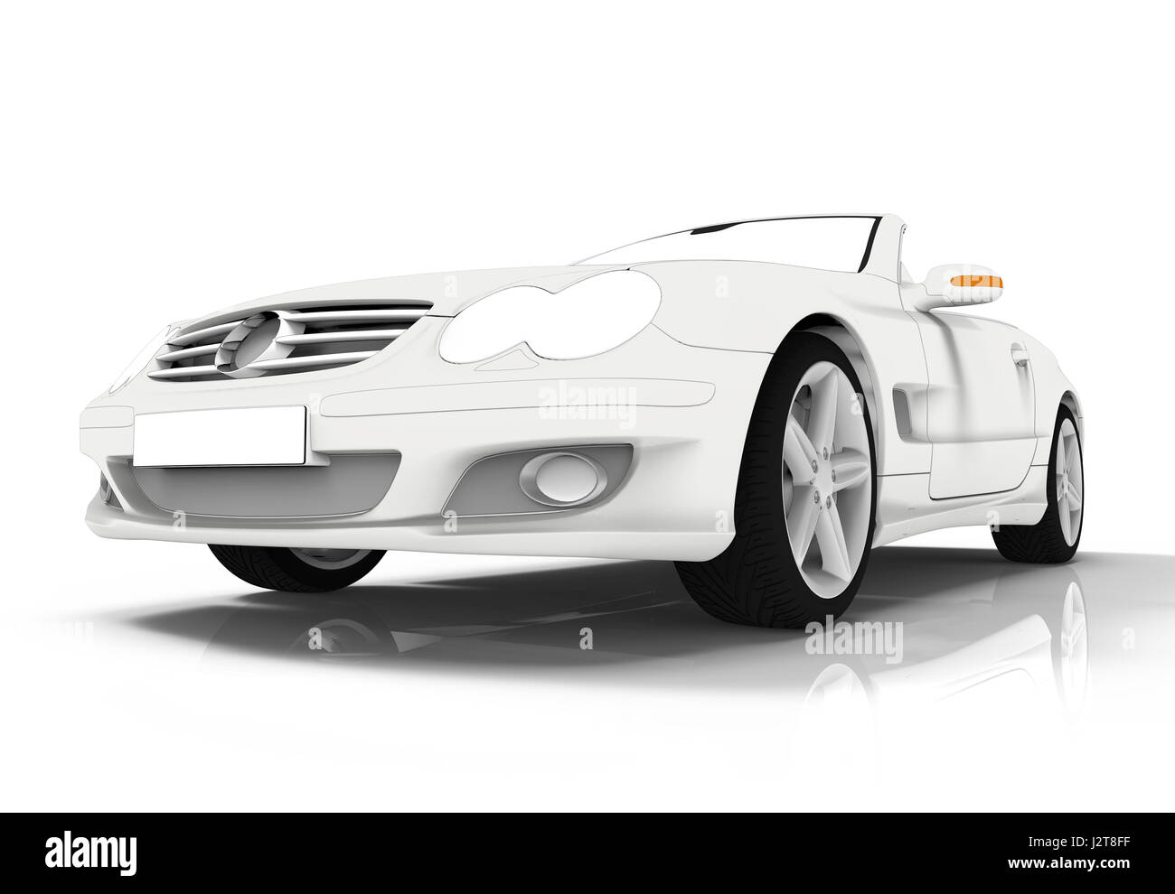 Generic car 3d rendering hi-res stock photography and images - Alamy