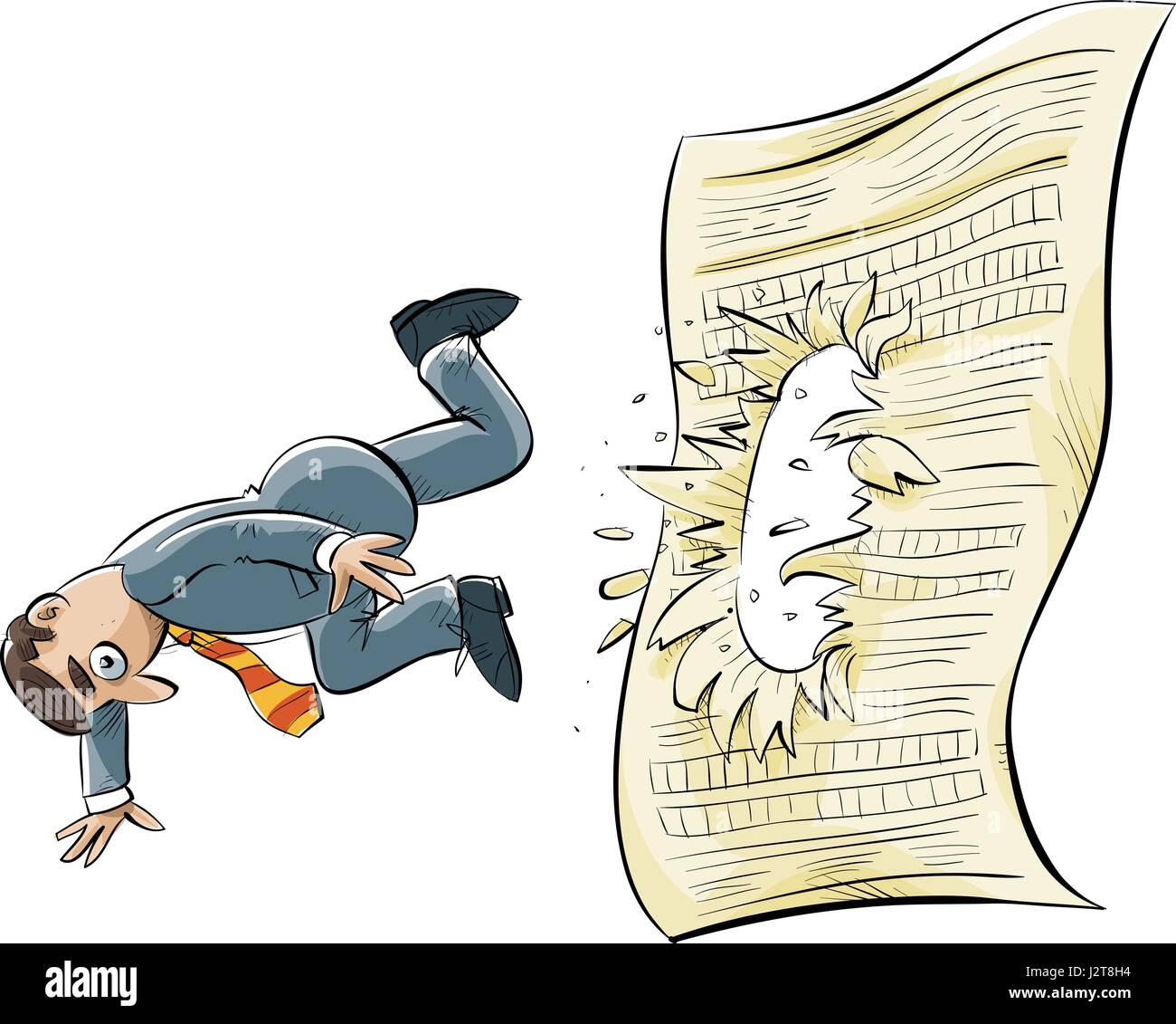 Falling through Stock Vector Images - Alamy