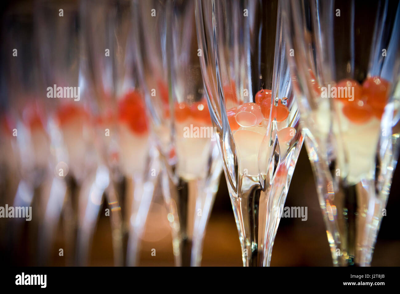 Empty champagne flutes bottle hi-res stock photography and images - Alamy