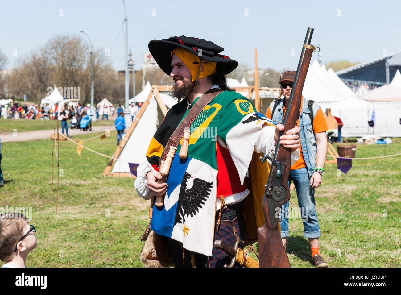 Moscow, Russia. 30th Apr, 2017. Medieval festival and International ...