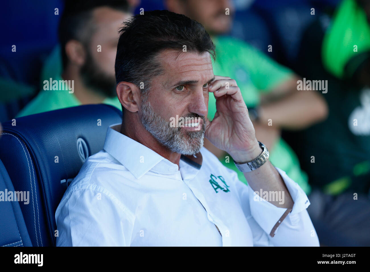 FLORIAN'POLIS, SC - 30.04.2017: AVAÍ X CHAPECOENSE - Technical Vágner Mancini of Chapecoense the ...