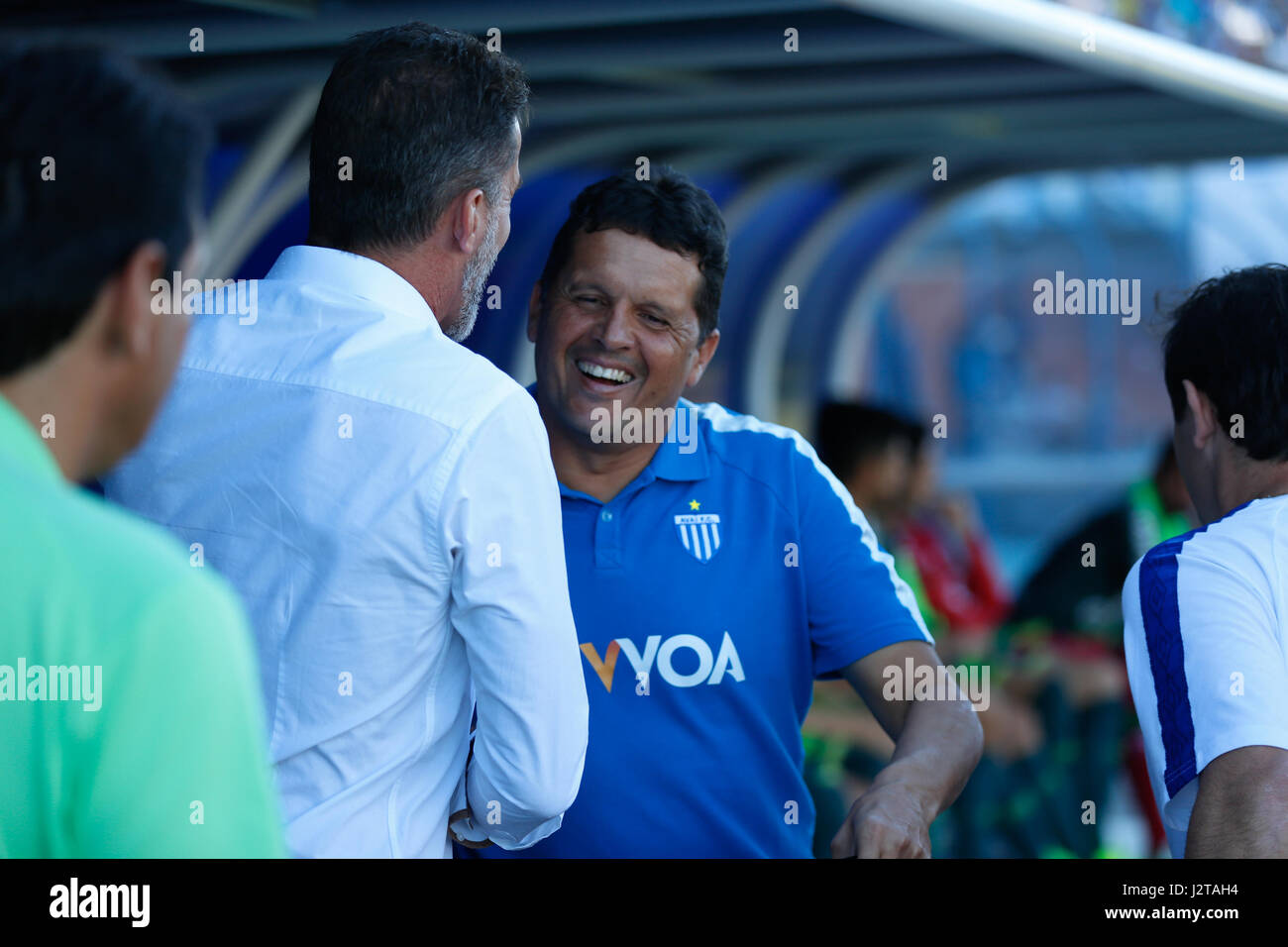 FLORIAN'POLIS, SC - 30.04.2017: AVAÍ X CHAPECOENSE - Technical Claudine Oliveira do Avai and ...