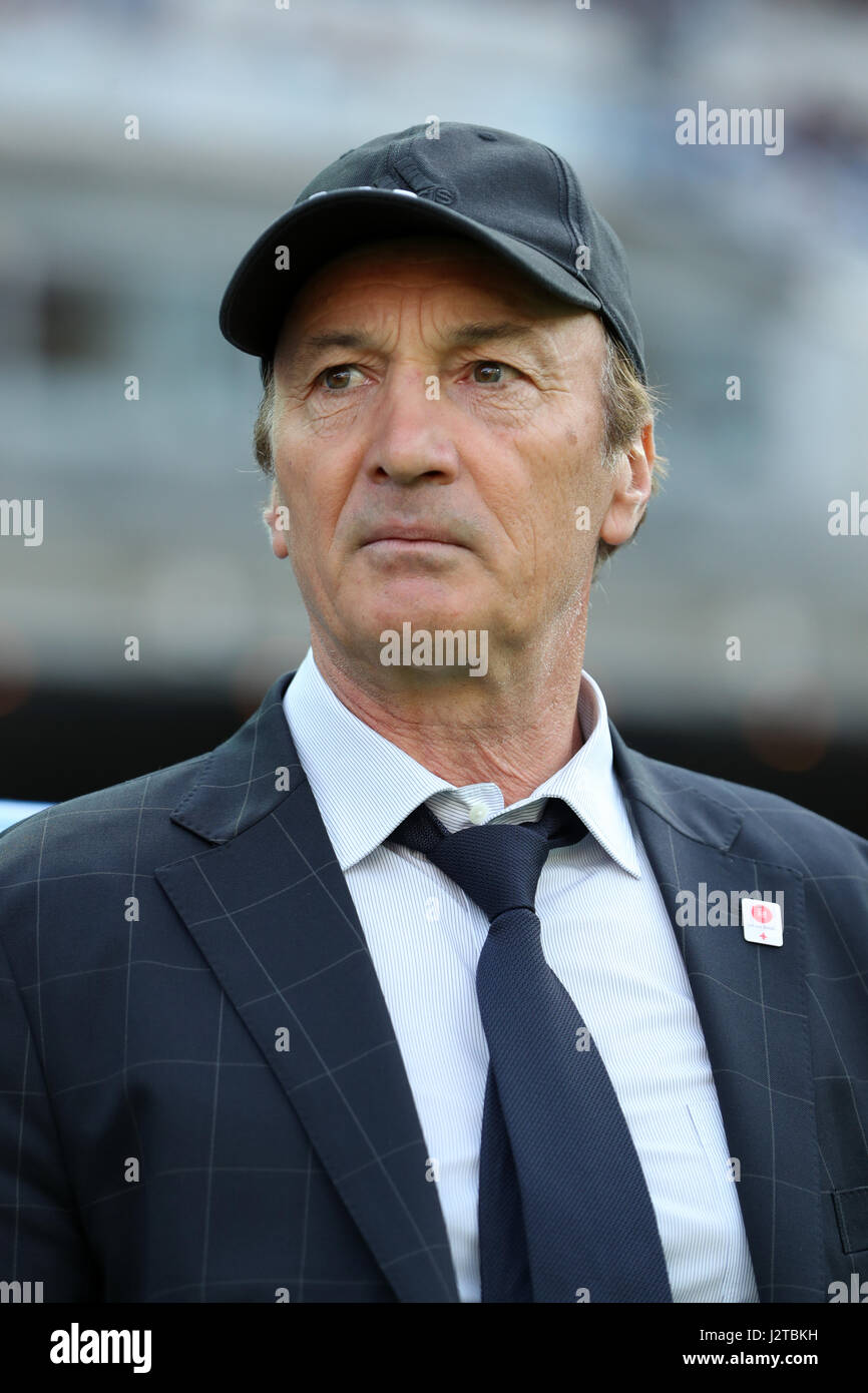 Kanagawa, Japan. 30th Apr, 2017. Erick Mombaerts (F Marinos), April 30 ...