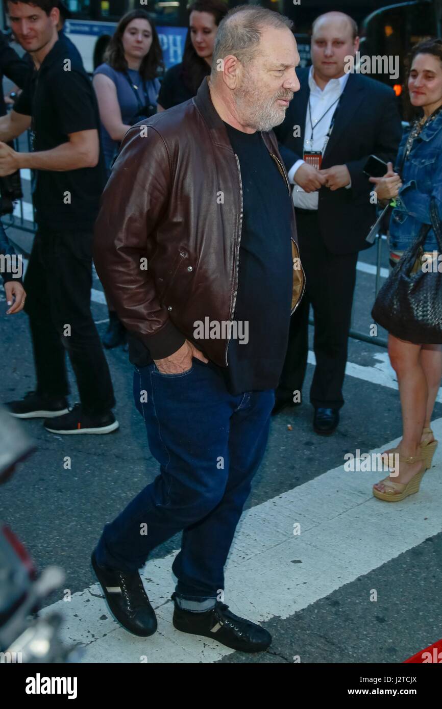 New York, NY, USA. 28th Apr, 2017. Harvey Weinstein at arrivals for ...