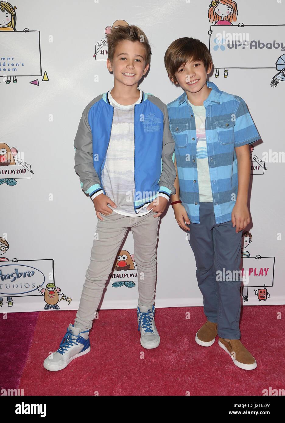 Los Angeles, Ca, USA. 30th Apr, 2017. Prestyn Bates and Parker Bates ...