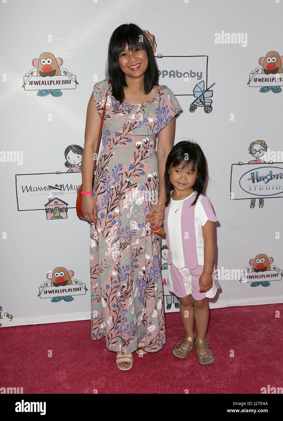 Los Angeles, Ca, USA. 30th Apr, 2017. Joy Cho, Ruby Cho, At Zimmer ...