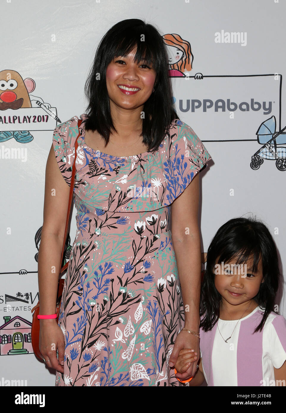 Los Angeles, Ca, USA. 30th Apr, 2017. Joy Cho, Ruby Cho, At Zimmer ...