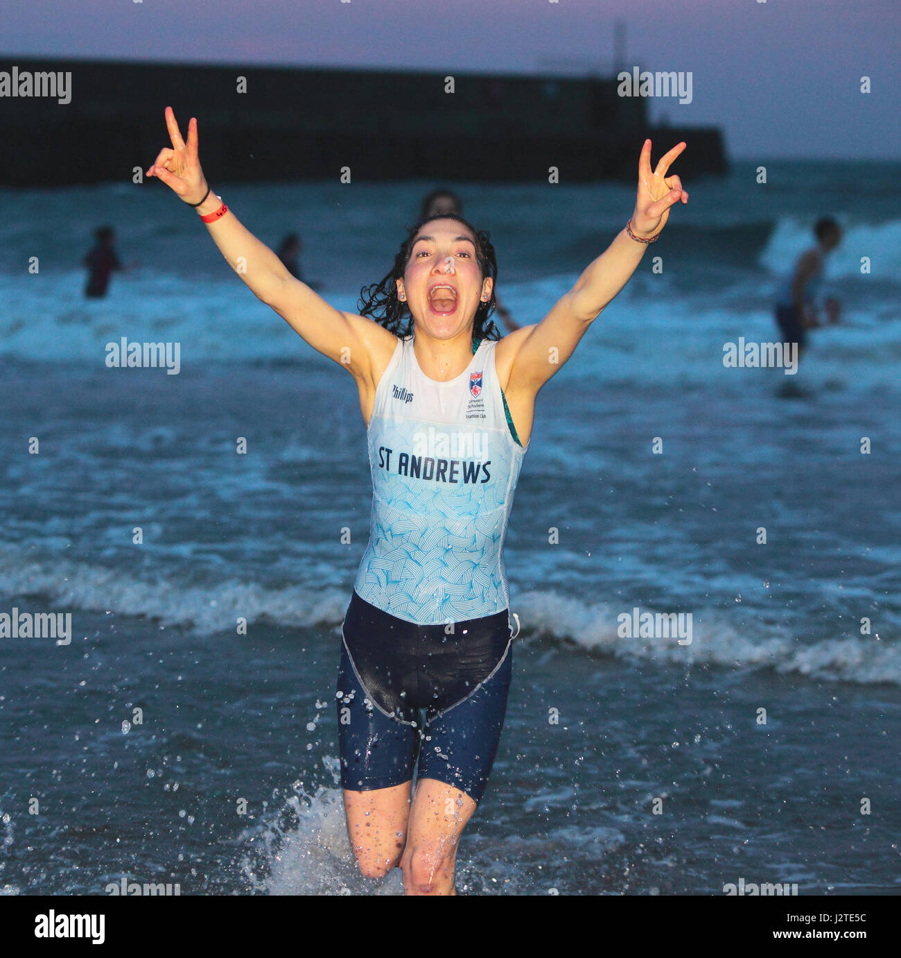 Fife, Scotland, UK. 01st May, 2017. St Andrews Students,celebrate May ...