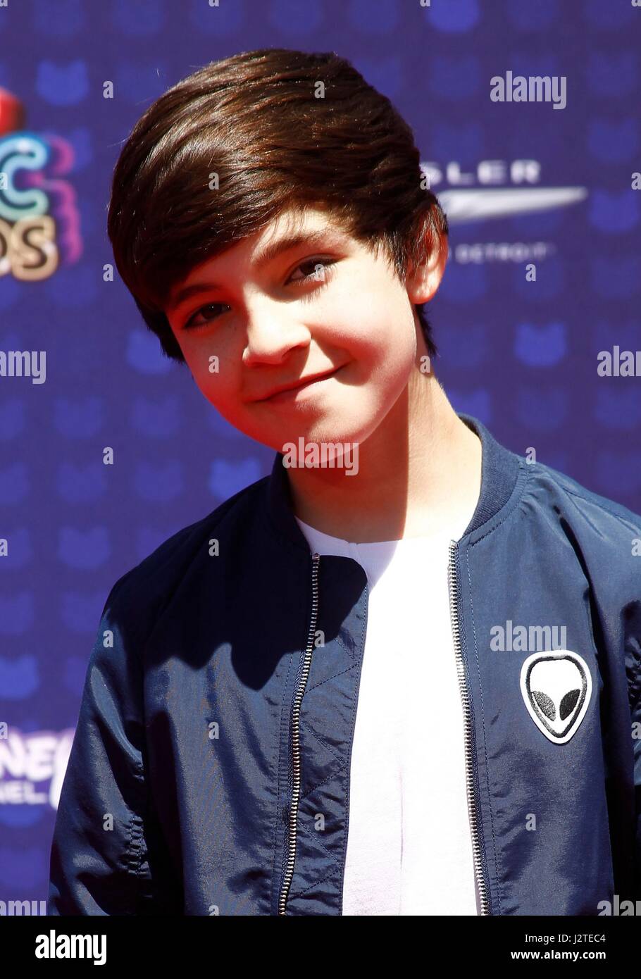 Los Angeles, CA, USA. 29th Apr, 2017. Bryce Gheisar at arrivals for ...