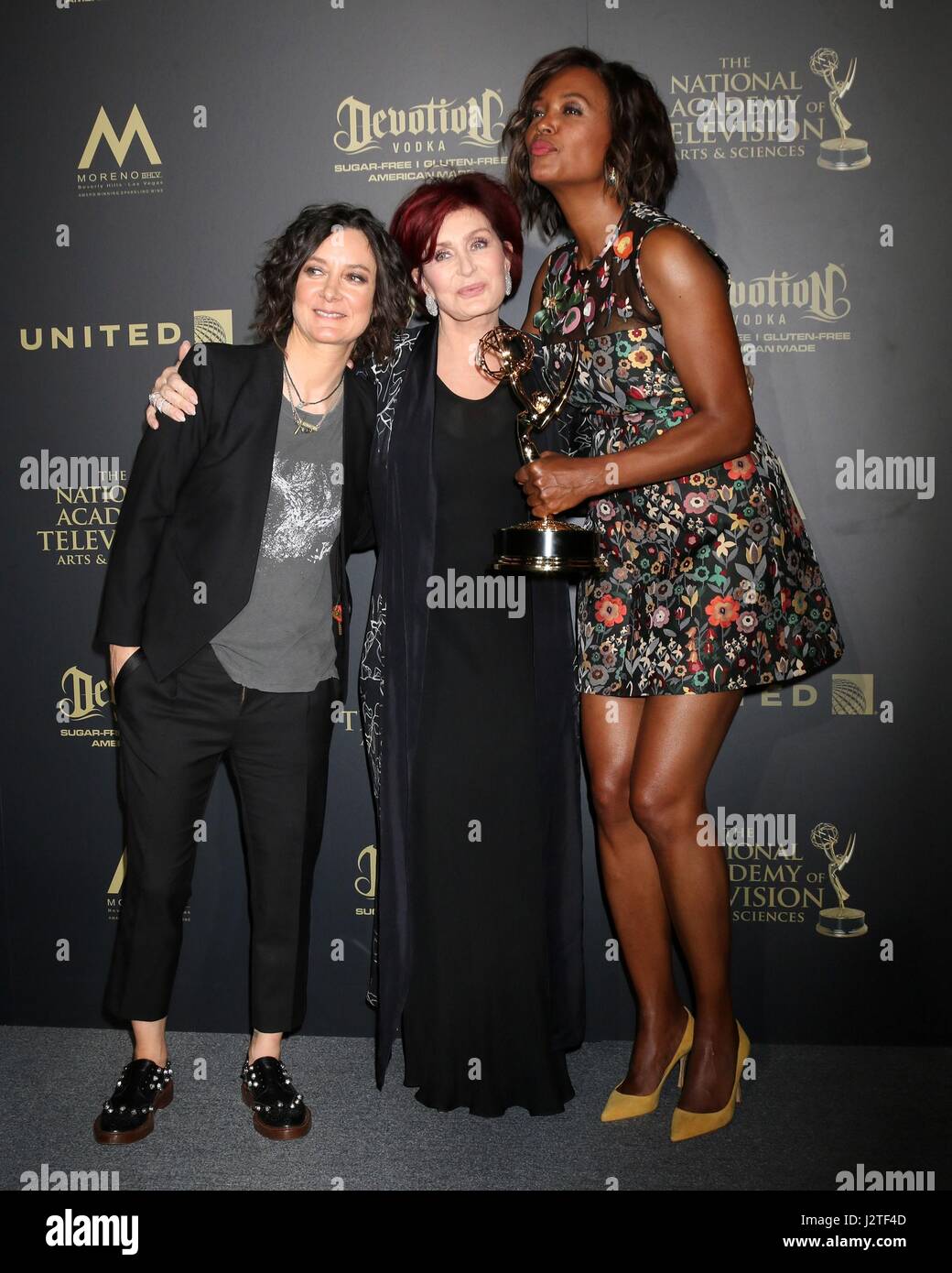 Pasadena, USA. 30th Apr, 2017. Sara Gilbert, Sharon Osbourne, Aisha ...