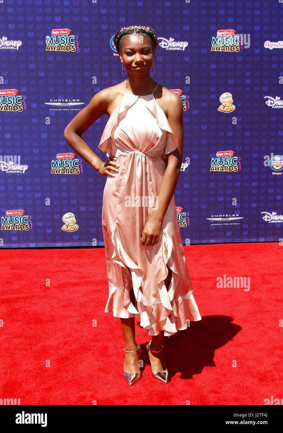 Los Angeles, California, USA. 29th Apr, 2017. Reiya Downs at arrivals ...