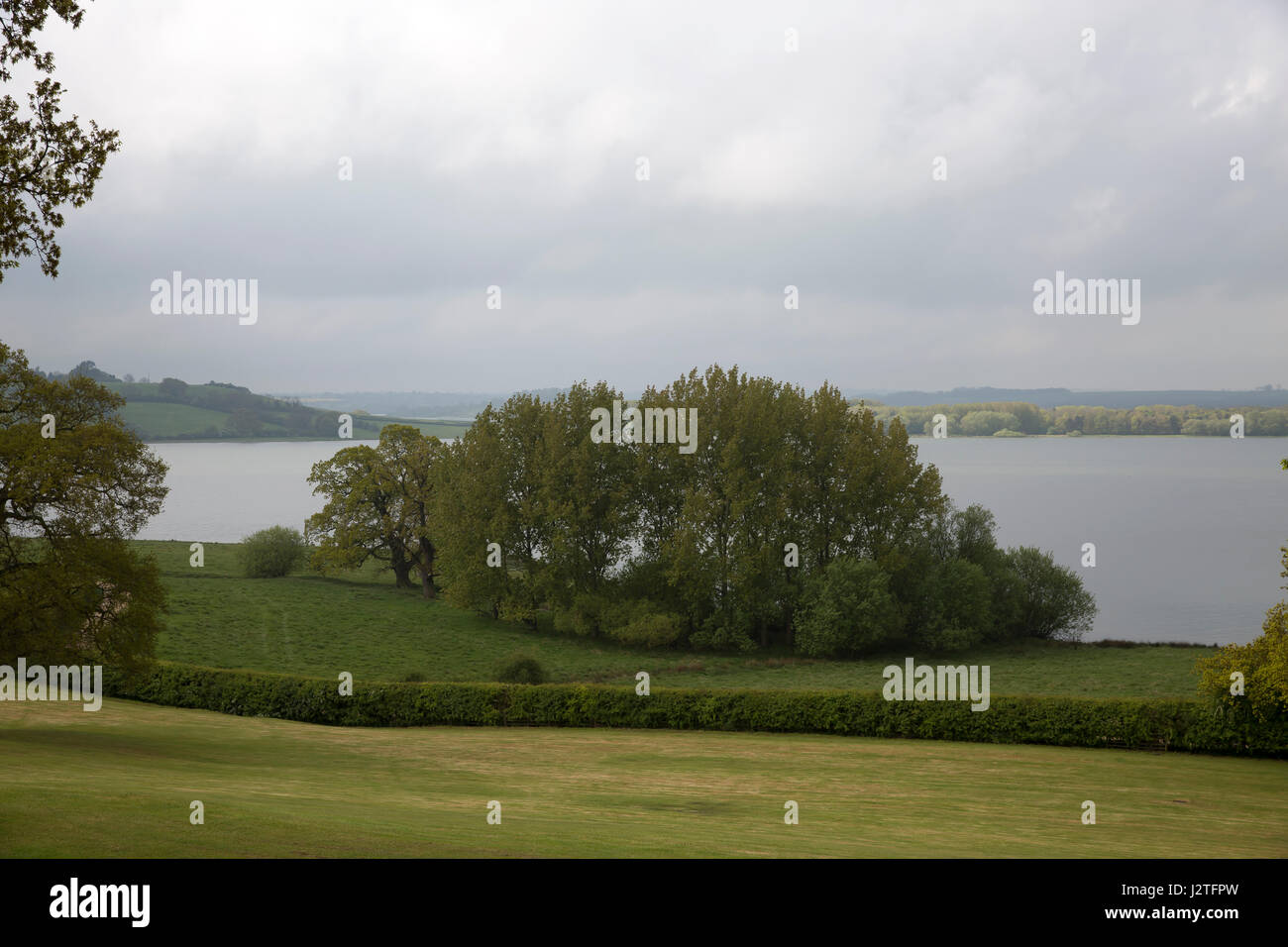 Rutland Water, UK. 1st May, 2017. Cyclists out for a ride despite ...