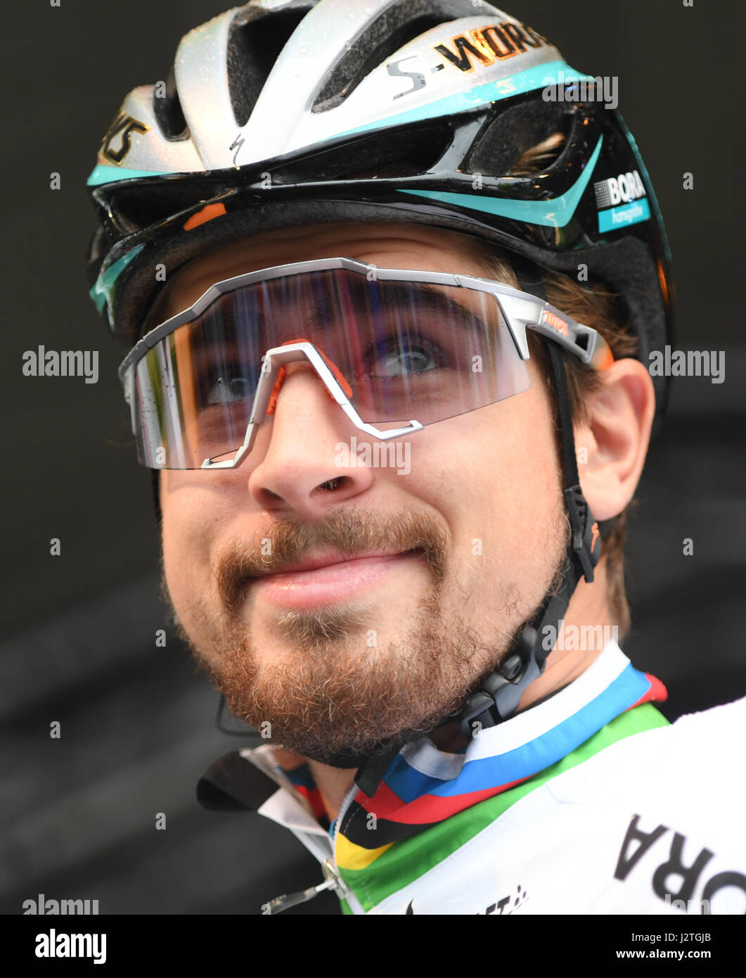 Frankfurt, Germany. 01st May, 2017. World champion Peter Sagan from ...