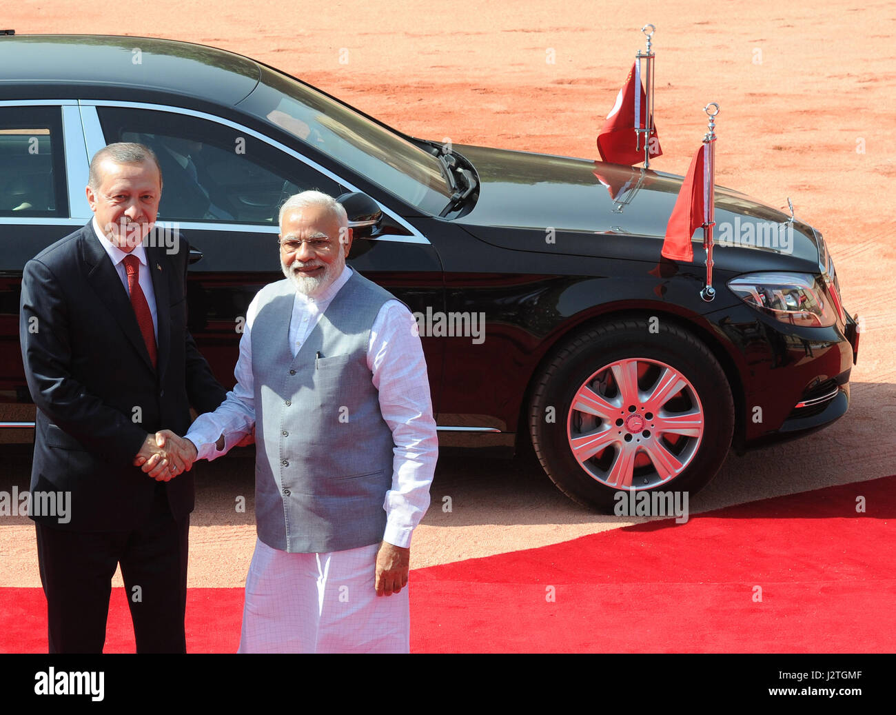 Recep tayyip erdogan india hi-res stock photography and images - Alamy