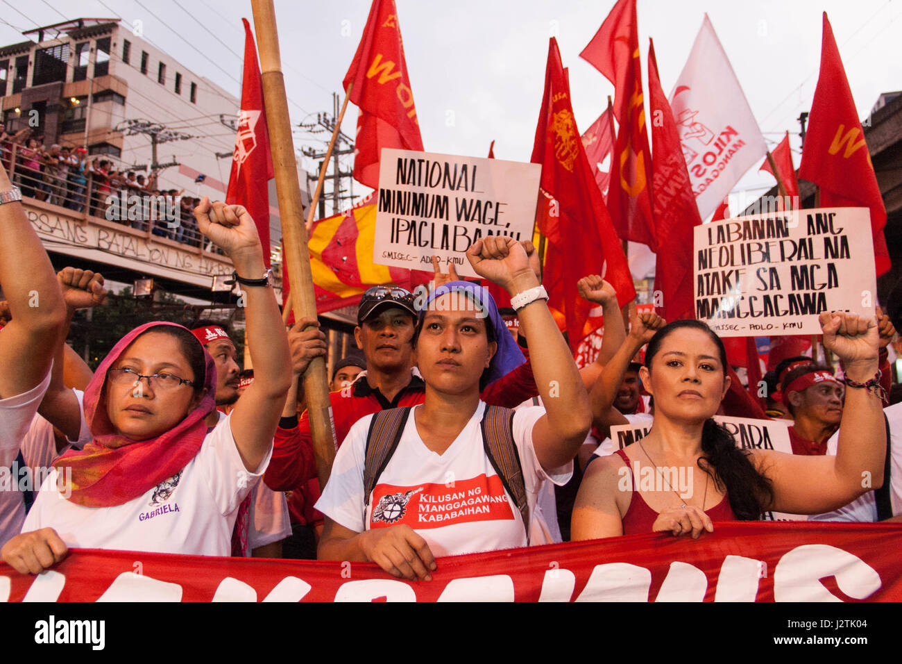 Manila, Metro Manila, Philippines. 1st May, 2017. Labor groups and ...