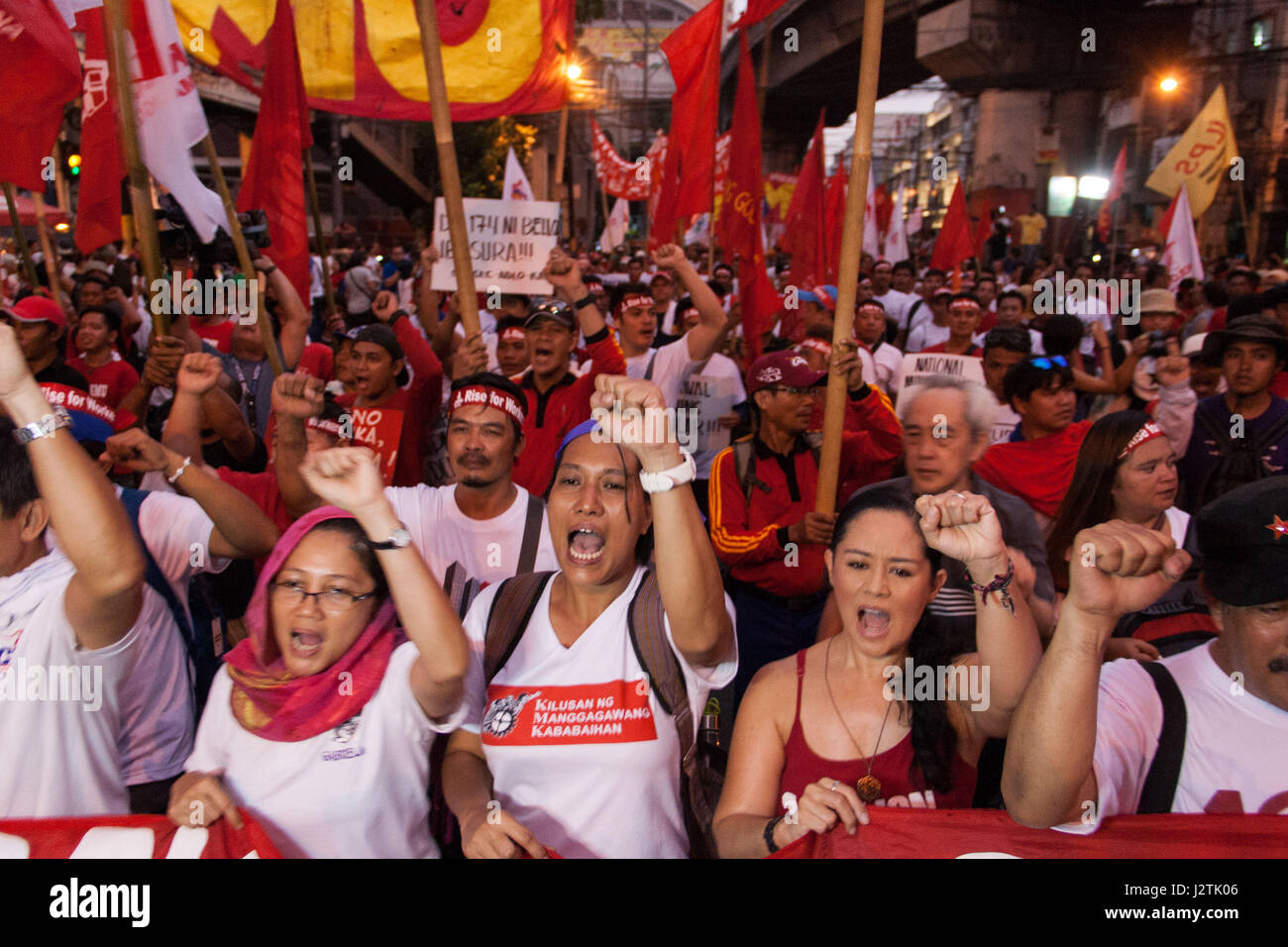 Manila, Metro Manila, Philippines. 1st May, 2017. Labor groups and ...