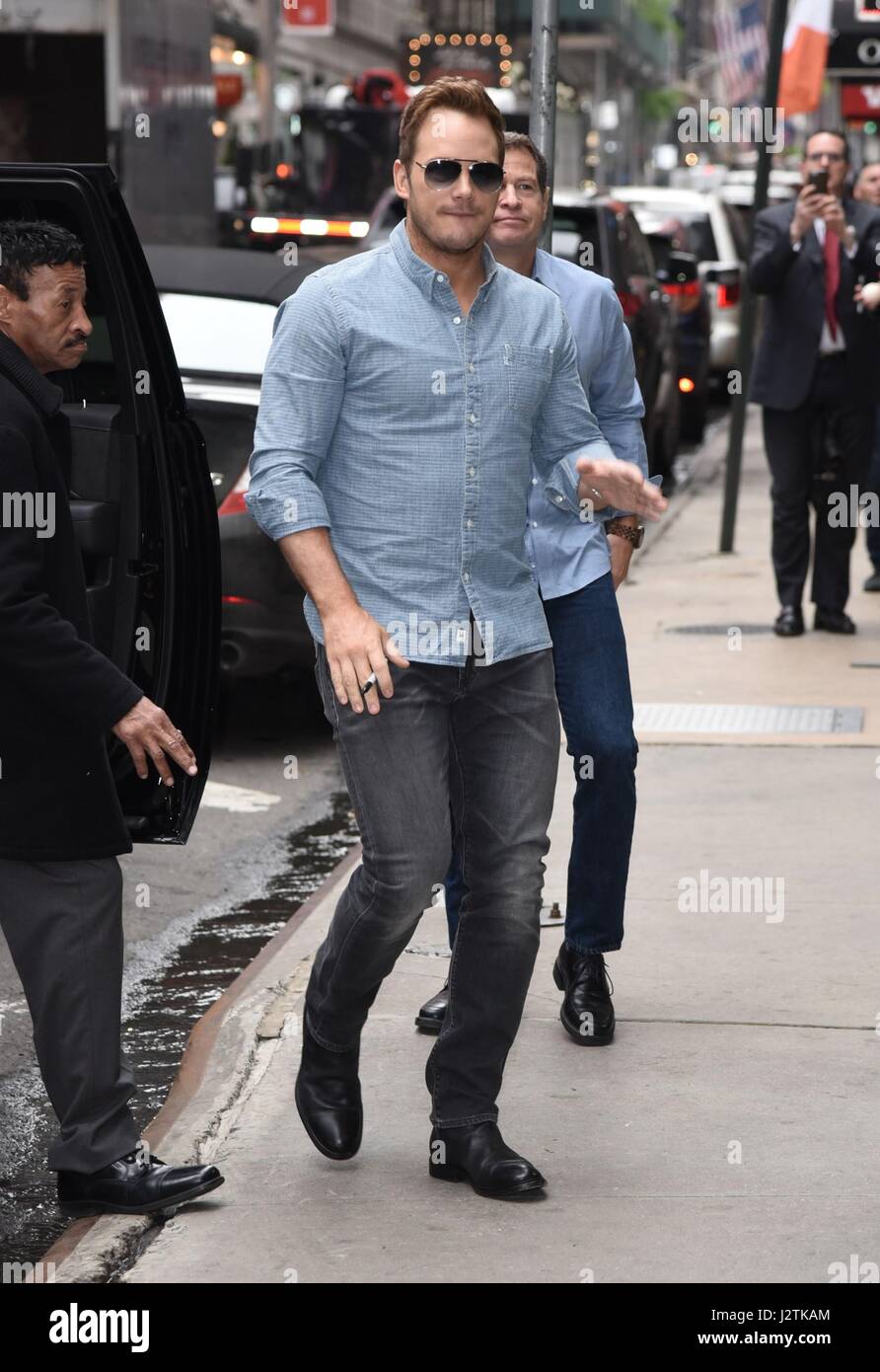 New York, NY, USA. 1st May, 2017. Chris Pratt out and about for ...