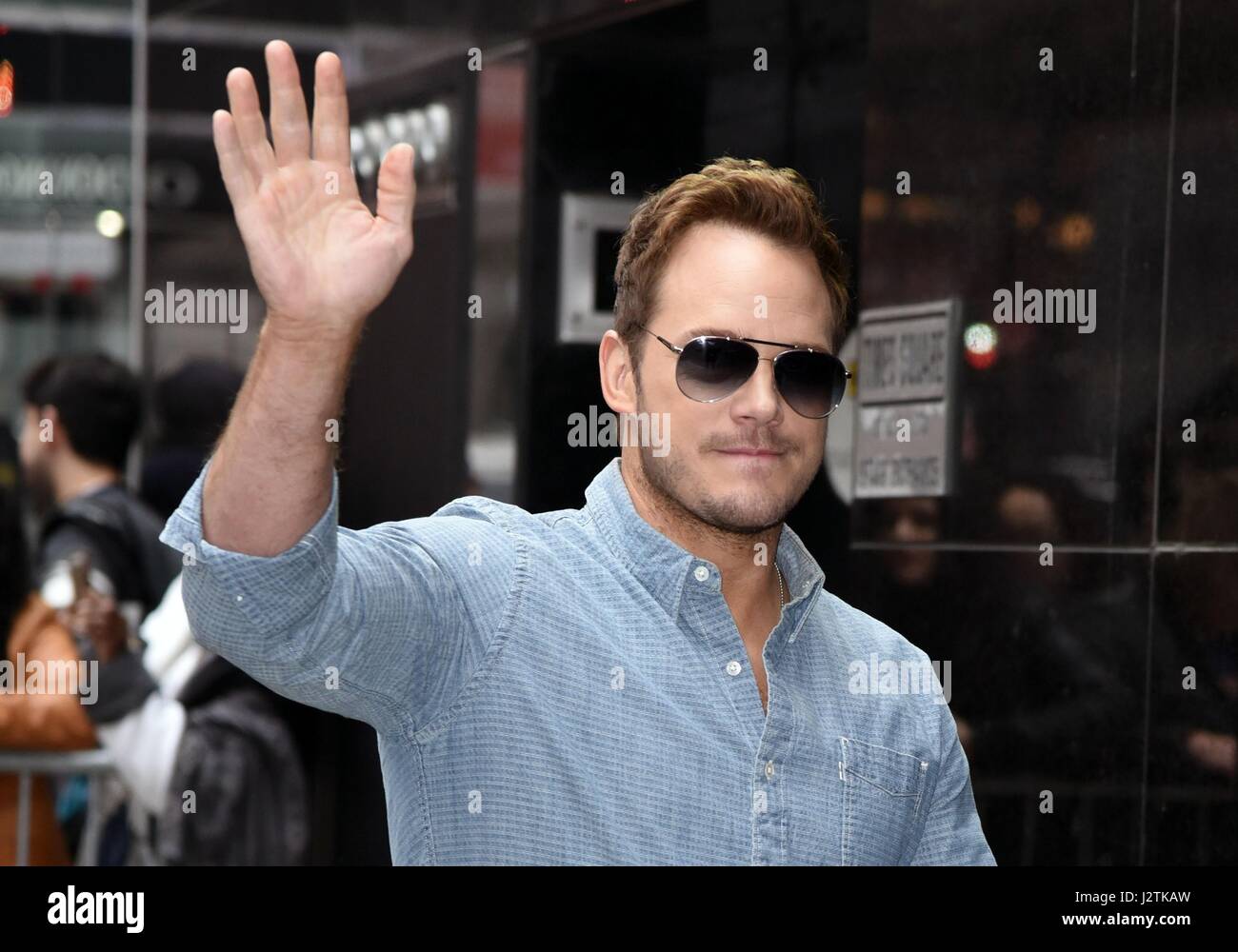 New York, NY, USA. 1st May, 2017. Chris Pratt out and about for ...