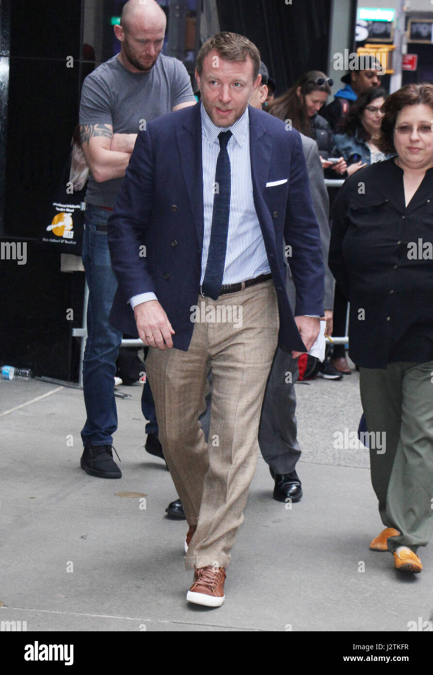New York, NY, USA. 1st May, 2017. Guy Ritchie seen after an appearance ...