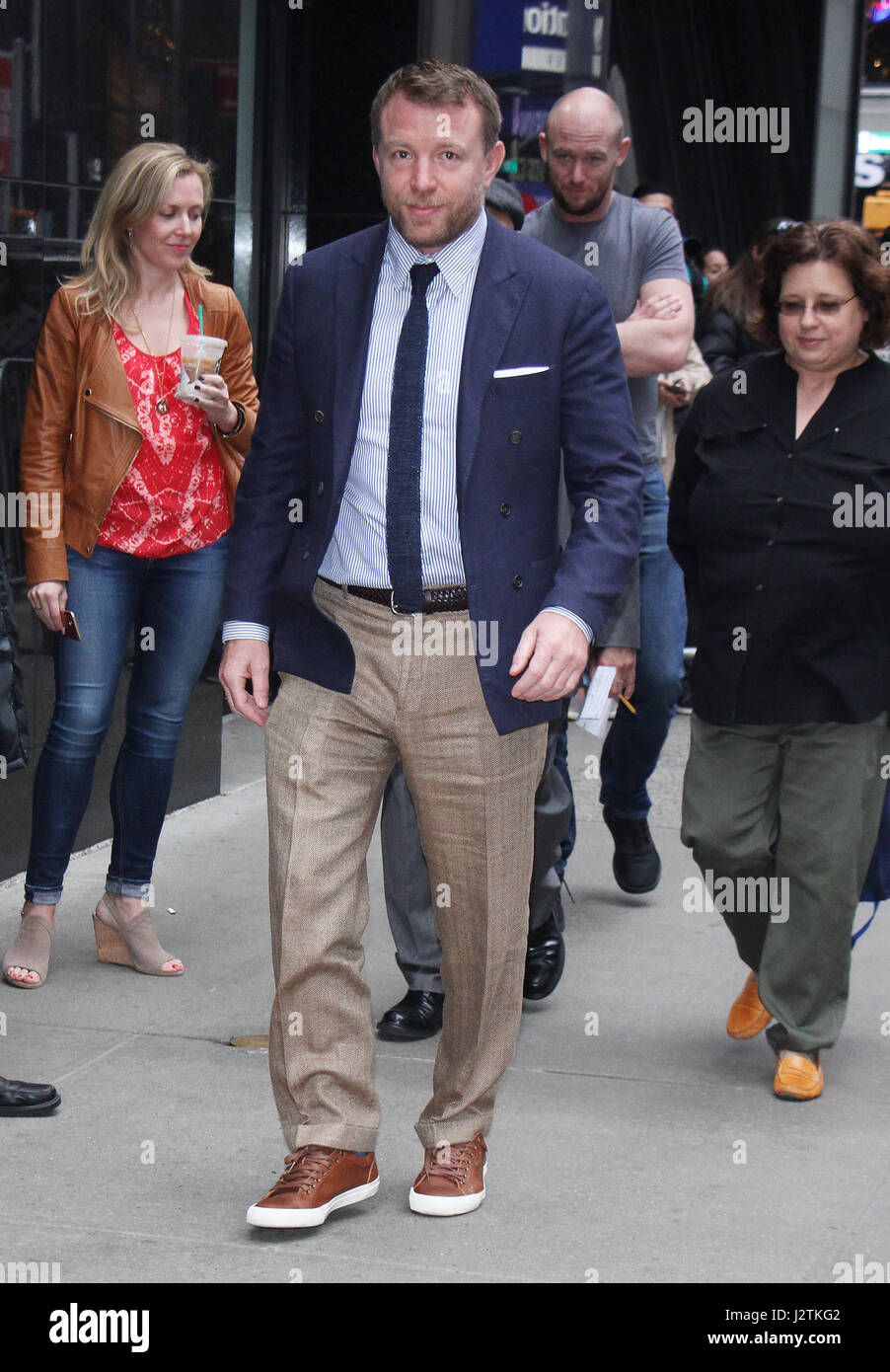 New York, NY, USA. 1st May, 2017. Guy Ritchie seen after an appearance ...