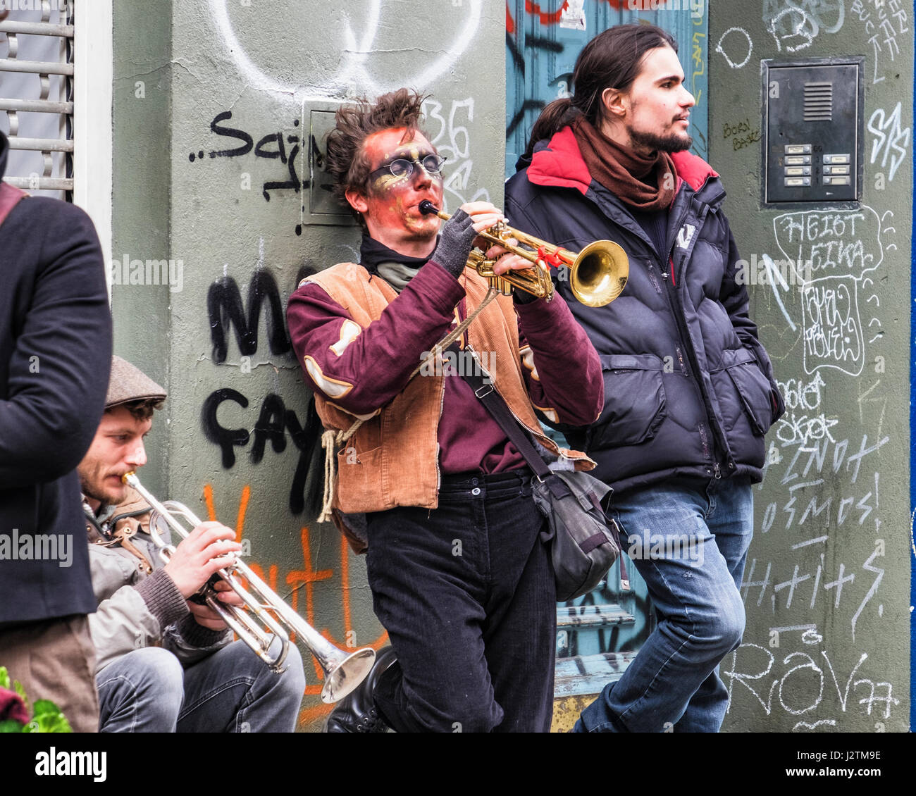 Kreuzberg, Berlin, Germany, 1st May, 2017. May Day, Labour Day or ...
