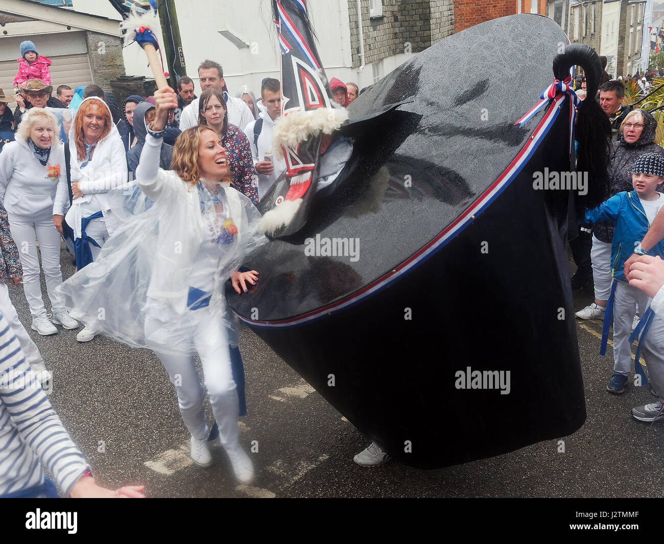 Padstow may day prideaux hi-res stock photography and images - Alamy