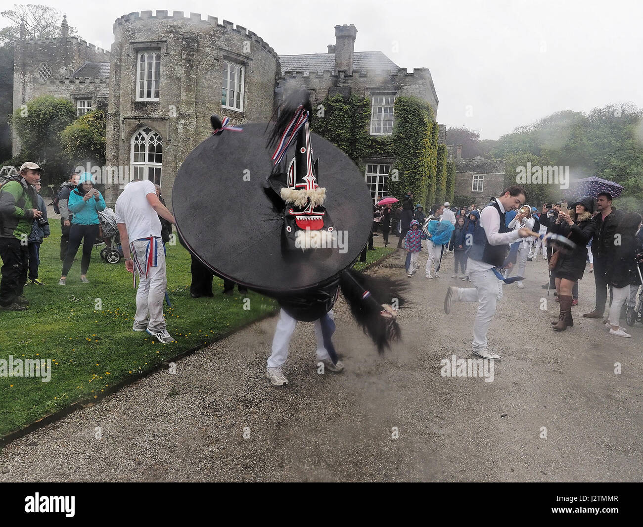 May day, Padstow, Cornwall, UK, 1st May,2017. Beltane Obby Oss ...
