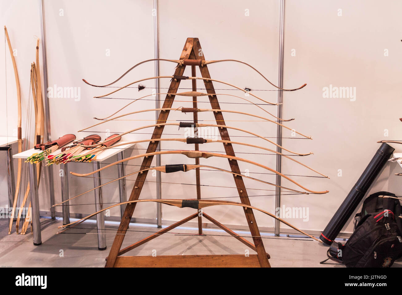 Arrow. Archery. Bow for sport shooting Stock Photo - Alamy