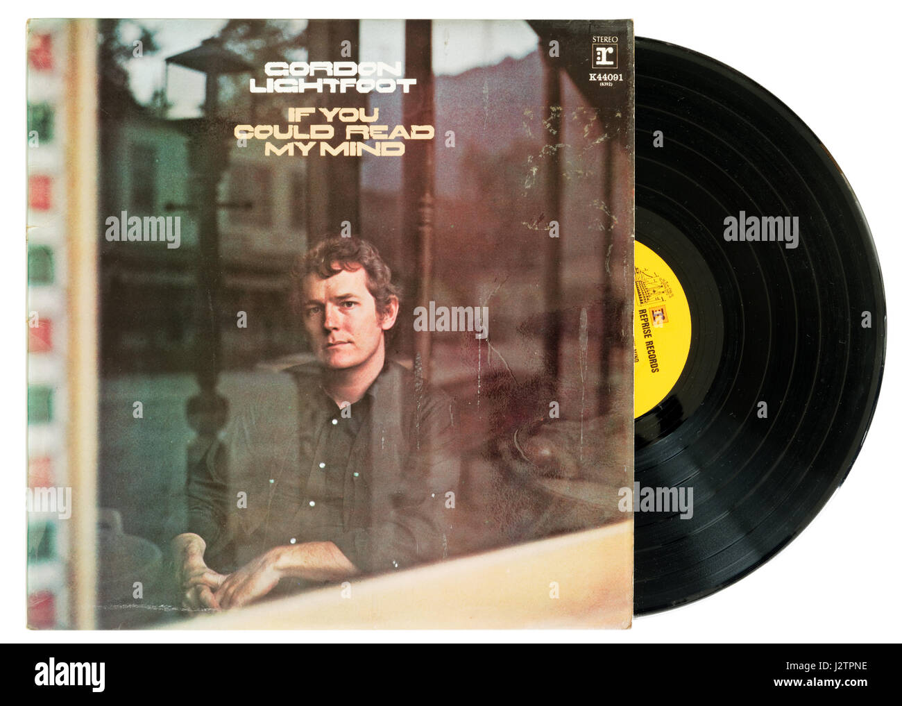 Gordon Lightfoot If You Could read My Mind album Stock Photo - Alamy