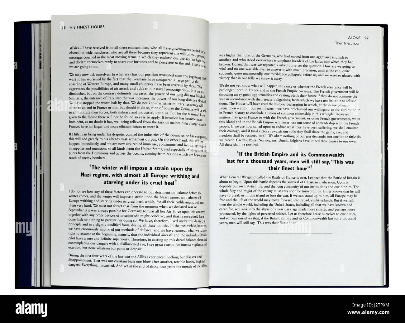 This was our finest hour hi-res stock photography and images - Alamy