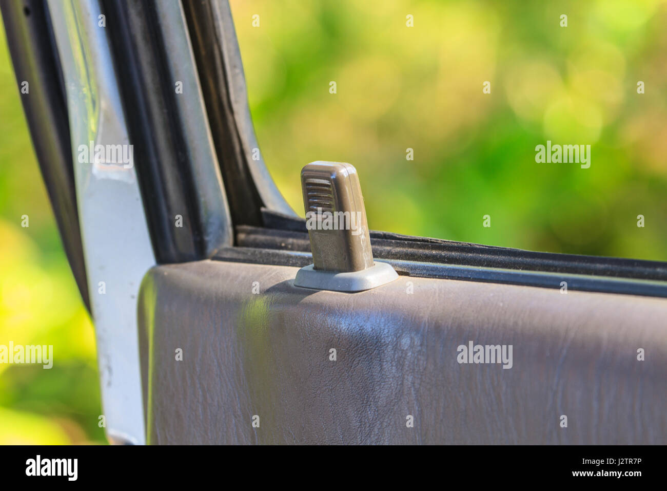 close up Lock of the car door Stock Photo - Alamy