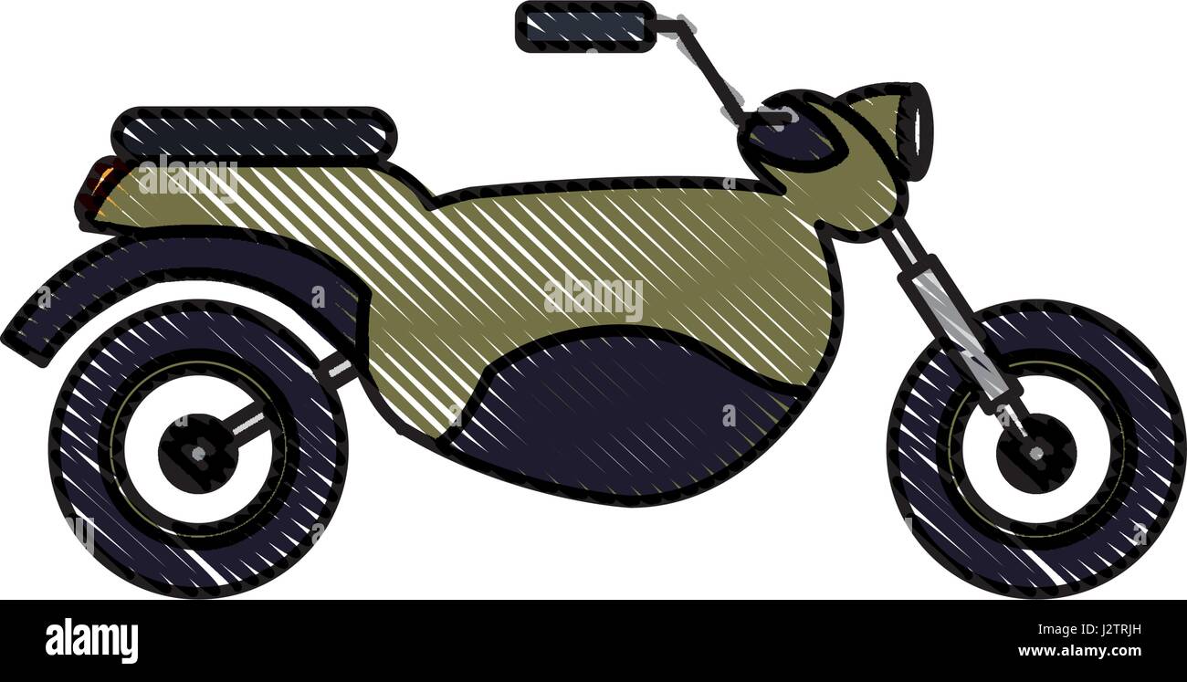 drawing motorcycle transport hobby vehicle Stock Vector Image & Art - Alamy