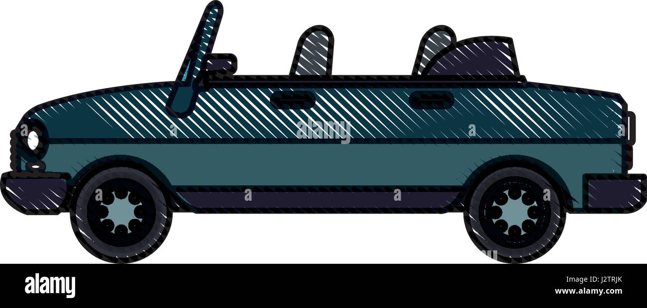 drawing convertible car vehicle transport Stock Vector Image & Art - Alamy