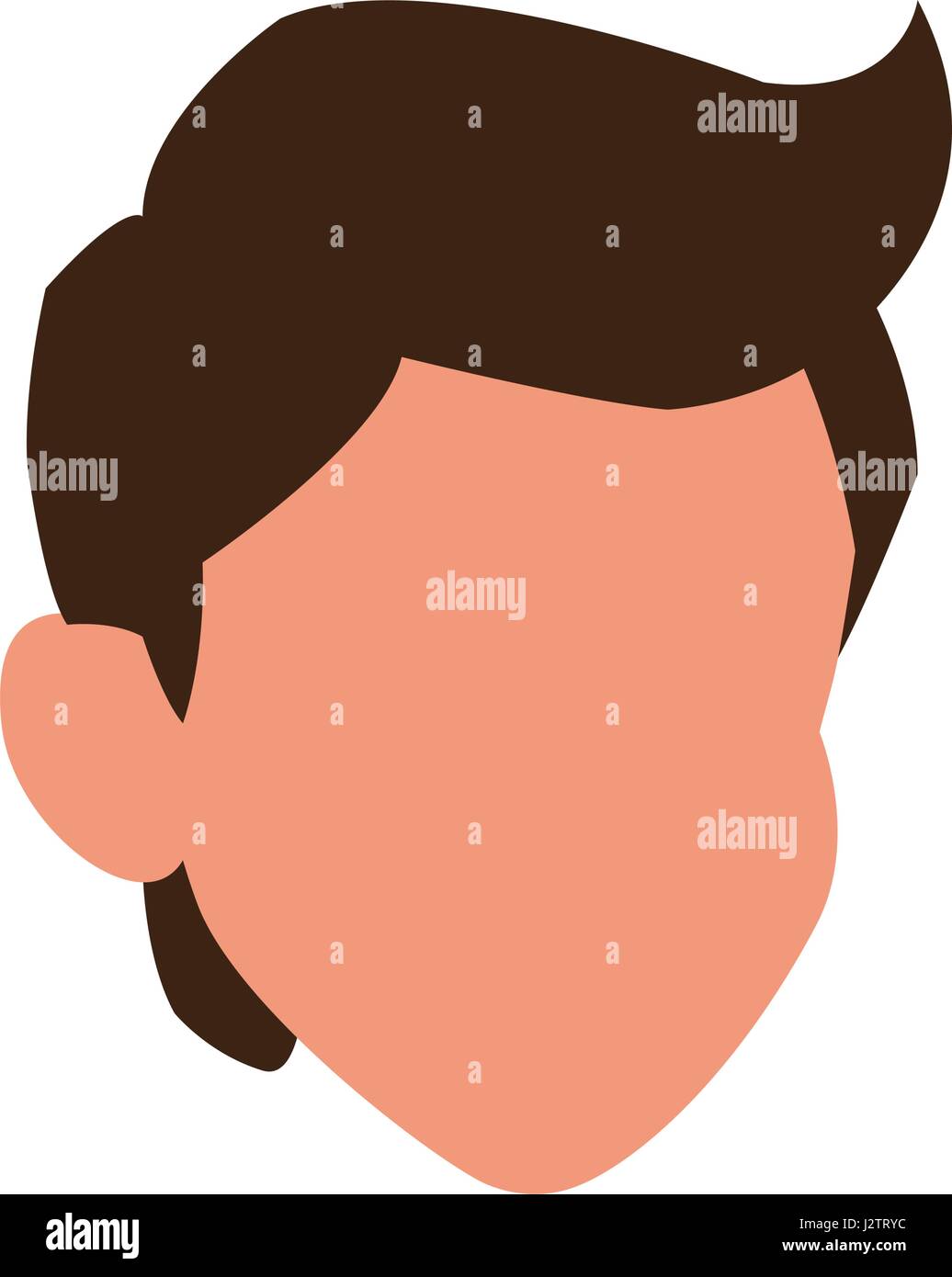 head boy young avatar no face Stock Vector Image & Art - Alamy
