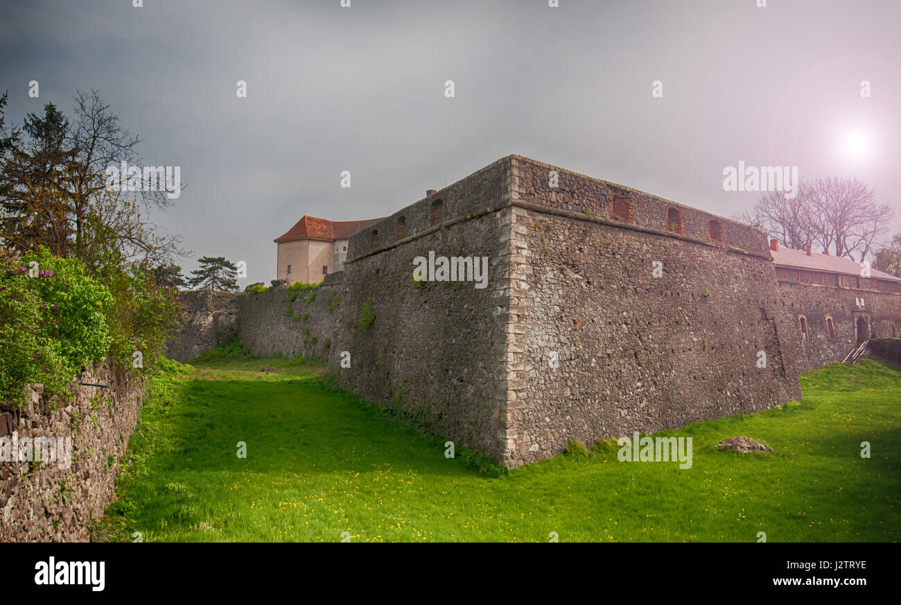 walls of castle in Uzhhorod, Ukraine Stock Photo - Alamy