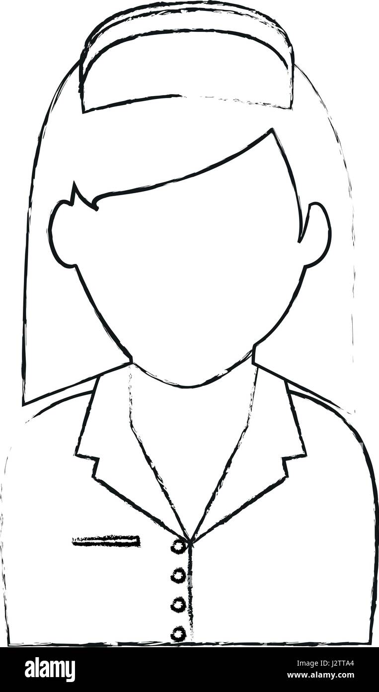 Silhouette drawing faceless half body hi-res stock photography and ...