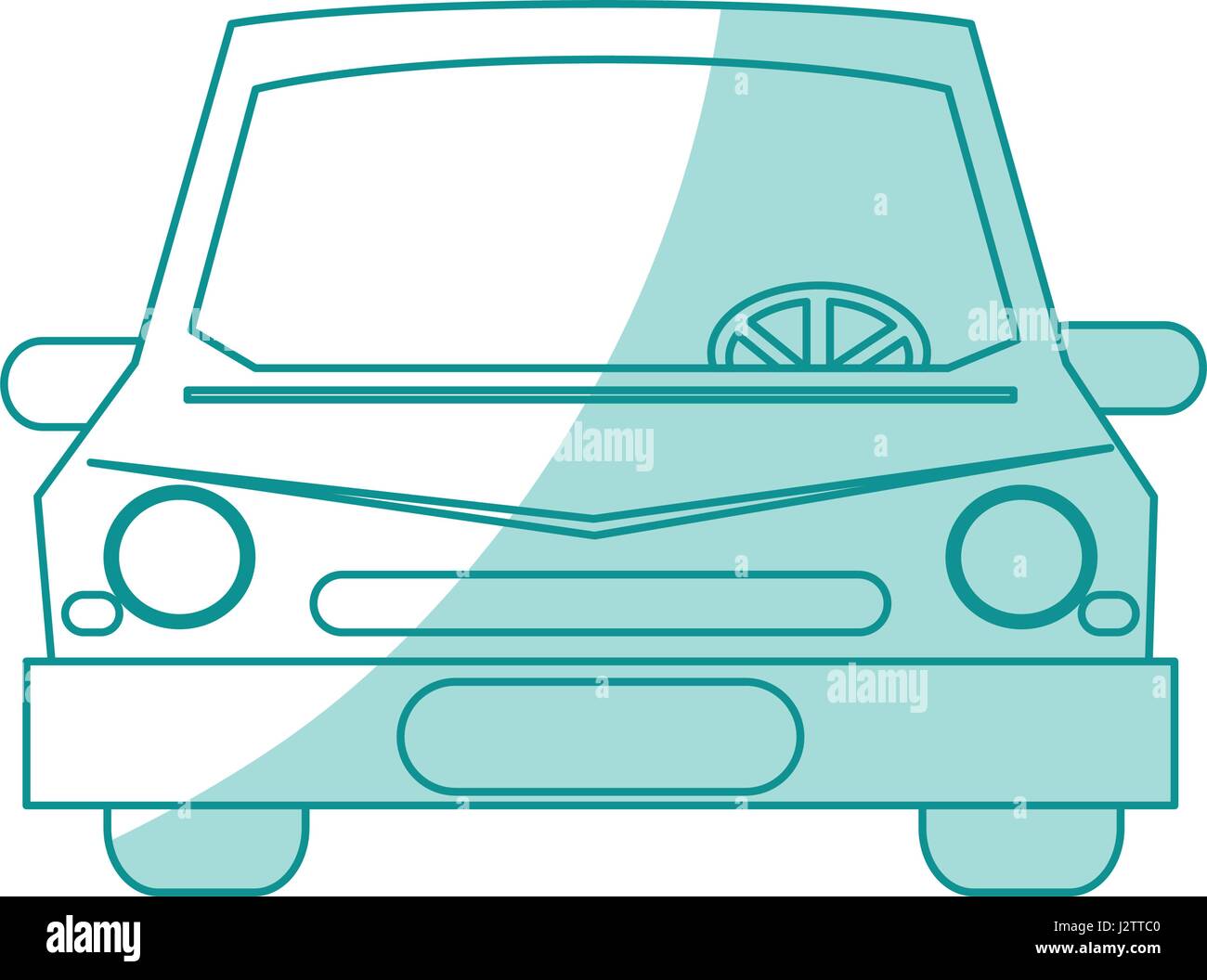 Front wheel blue suv Stock Vector Images - Alamy