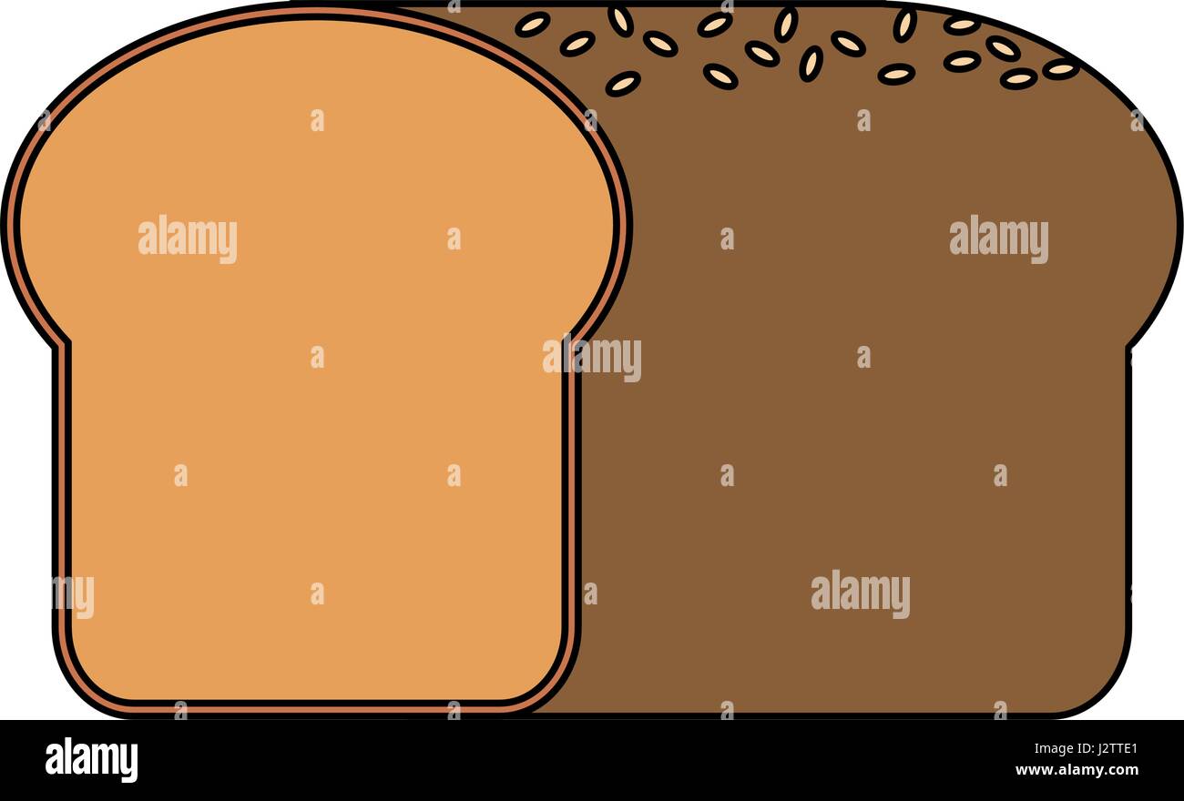 Cartoon sliced bread cut Stock Vector Images - Alamy