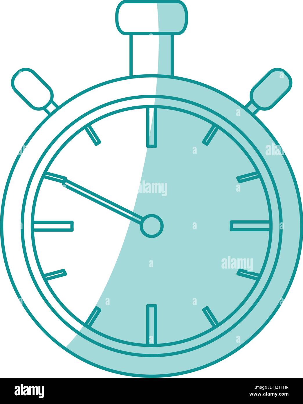 blue silhouette shading stopwatch graphic Stock Vector Image & Art - Alamy