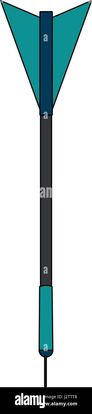 color image cartoon dart with arrowhead Stock Vector Image & Art - Alamy