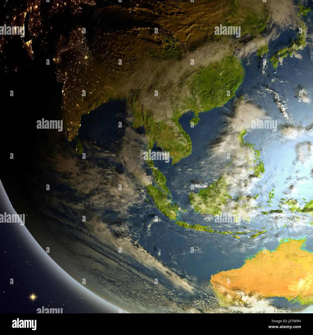 Recent Nasa Southeast Asia Hd