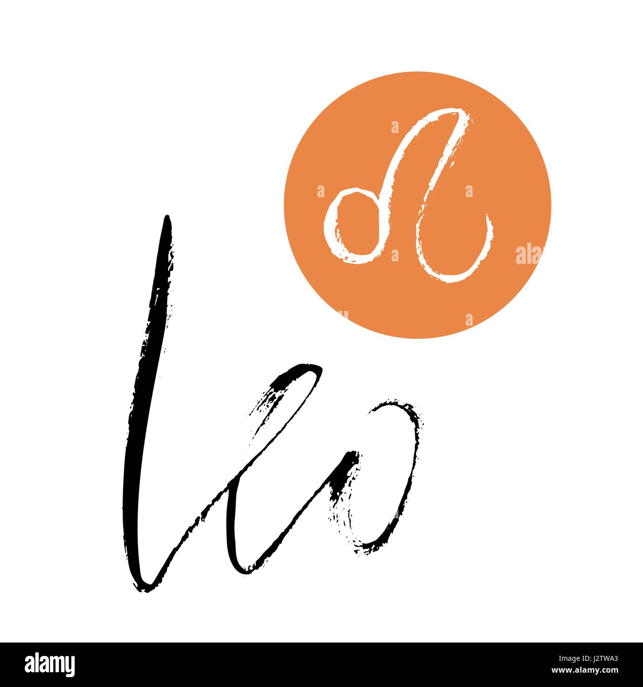 Zodiac sign of Leo. Astrology vector illustration. Sketch isolated on ...