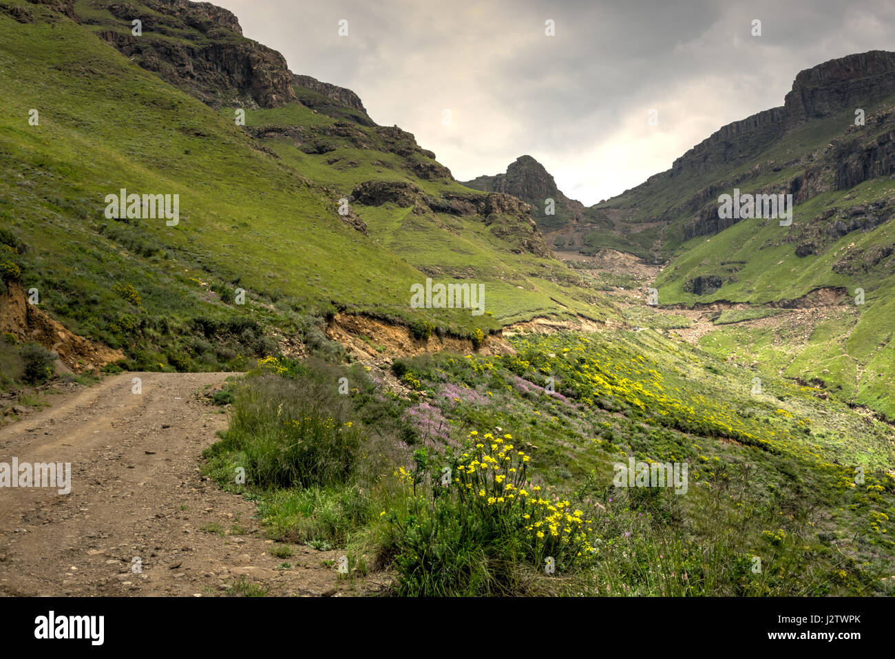 Sani Pass Lesotho Stock Photo - Alamy